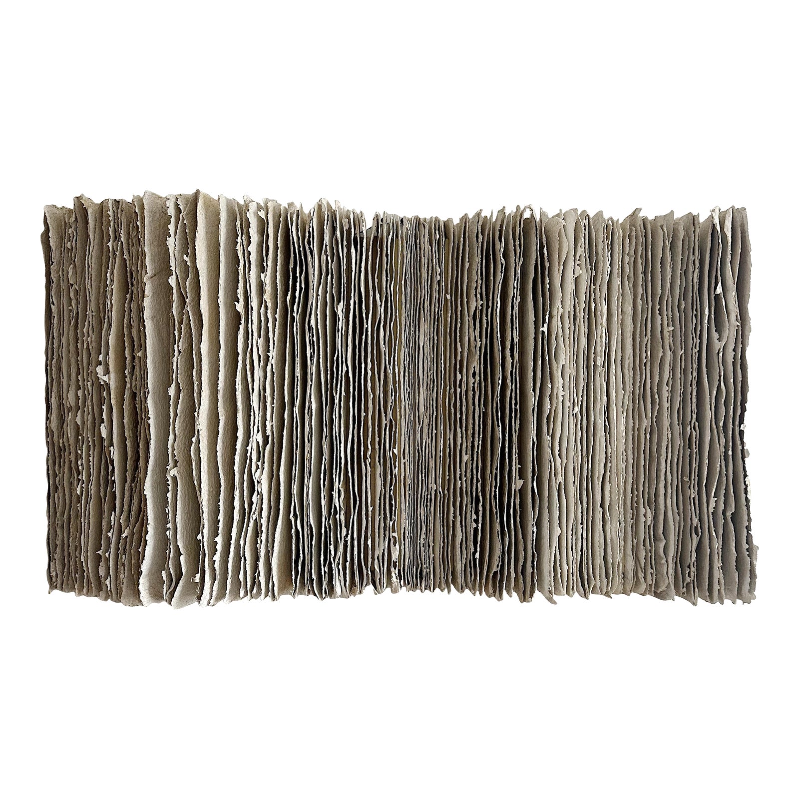 Dimensional Handmade Paper Wall Art, 1970s | Chairish