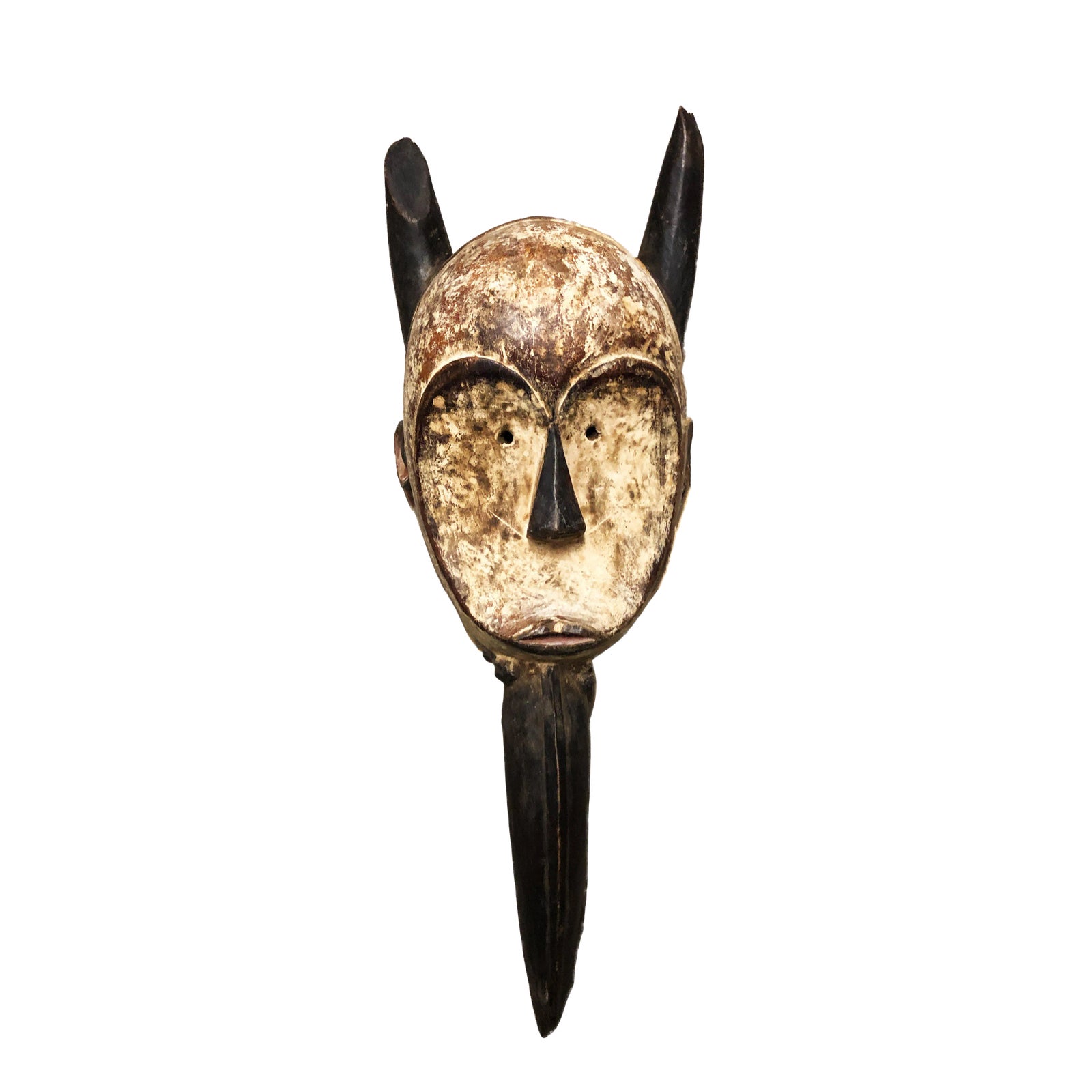 1970s African Dan Bird Mask with Beak Liberia | Chairish