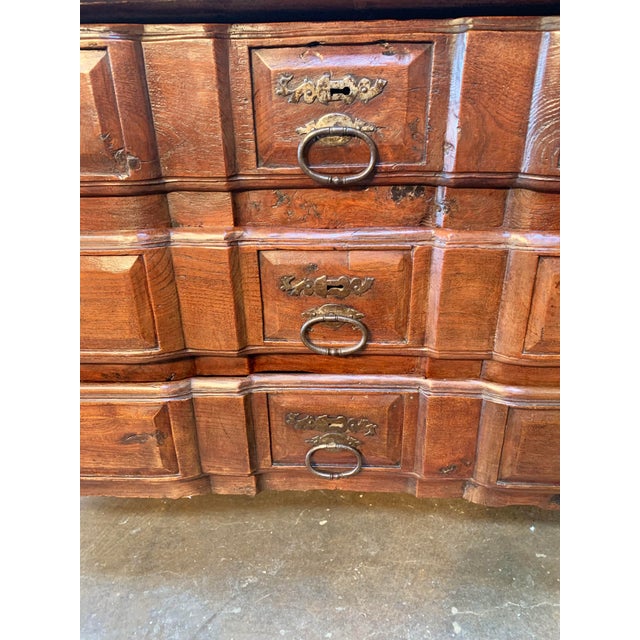 17th Century French Louis XIII Oak Three Drawer Commode / Chest of ...