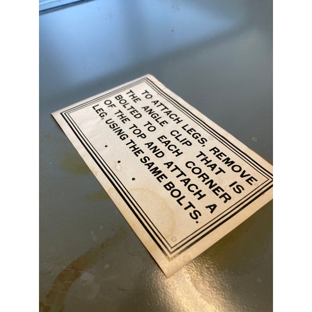 Industrial Steel Work Table Desk by Lyon Metal Products | Chairish