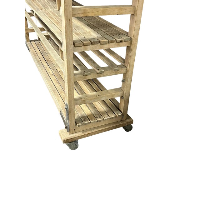 1910s Antique French Wooden Bakery Cart | Chairish