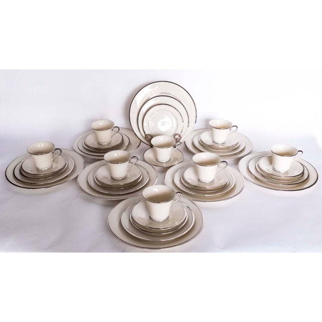 Lenox China Solitaire Pattern Service Set - 40 Pieces | Chairish