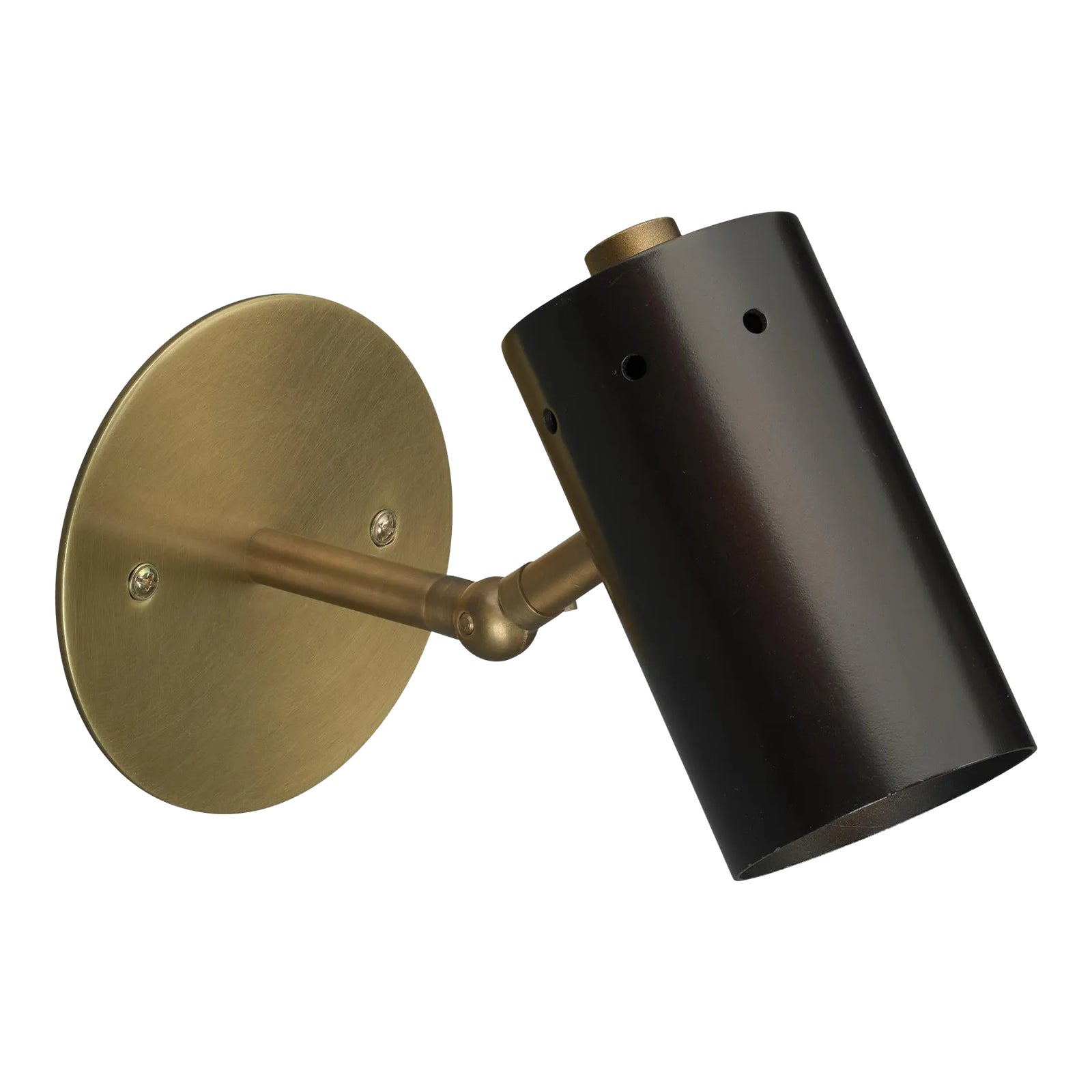 Jamie Young Milano Sconce in Oil Rubbed Bronze & Antique Brass | Chairish