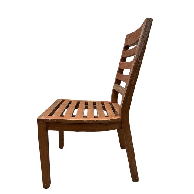 Smith & Hawken Hardwood Natural Wood Patio Dining Chairs - Set of 2 ...