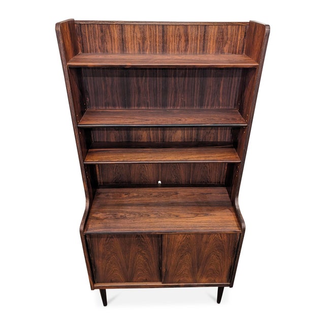 1950s Rosewood Bookcase | Chairish