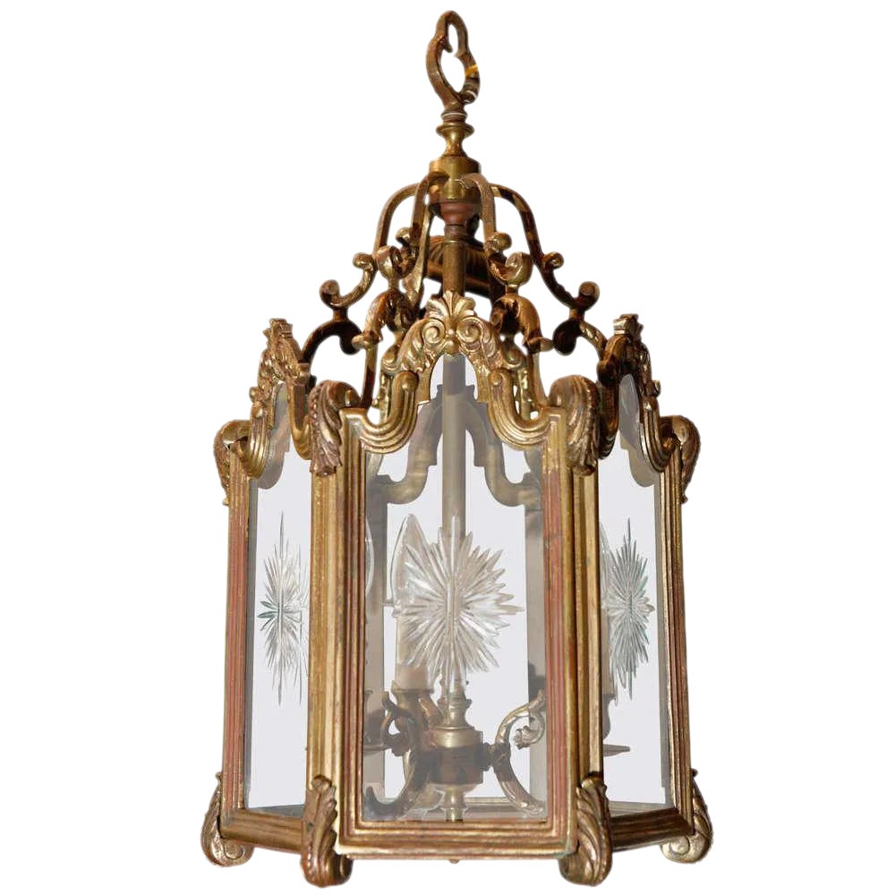 Rococo Style Hanging Lantern | Chairish