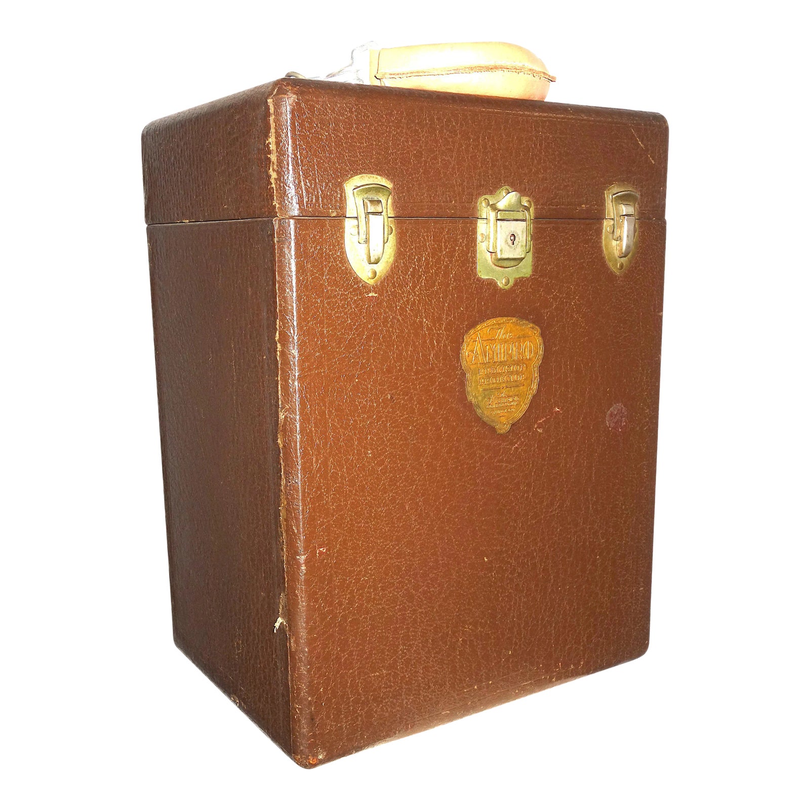 Cinema Projection Equipment Carry Case Box Circa 1940s | Chairish