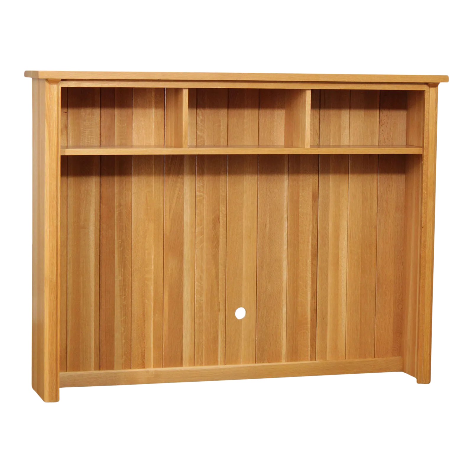 Stickley Solid Oak Mission Style Hutch Top | Chairish