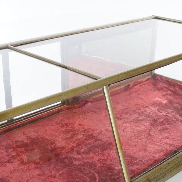 Antique Nickel Plated Country Store Counter Top Display Case by FH ...