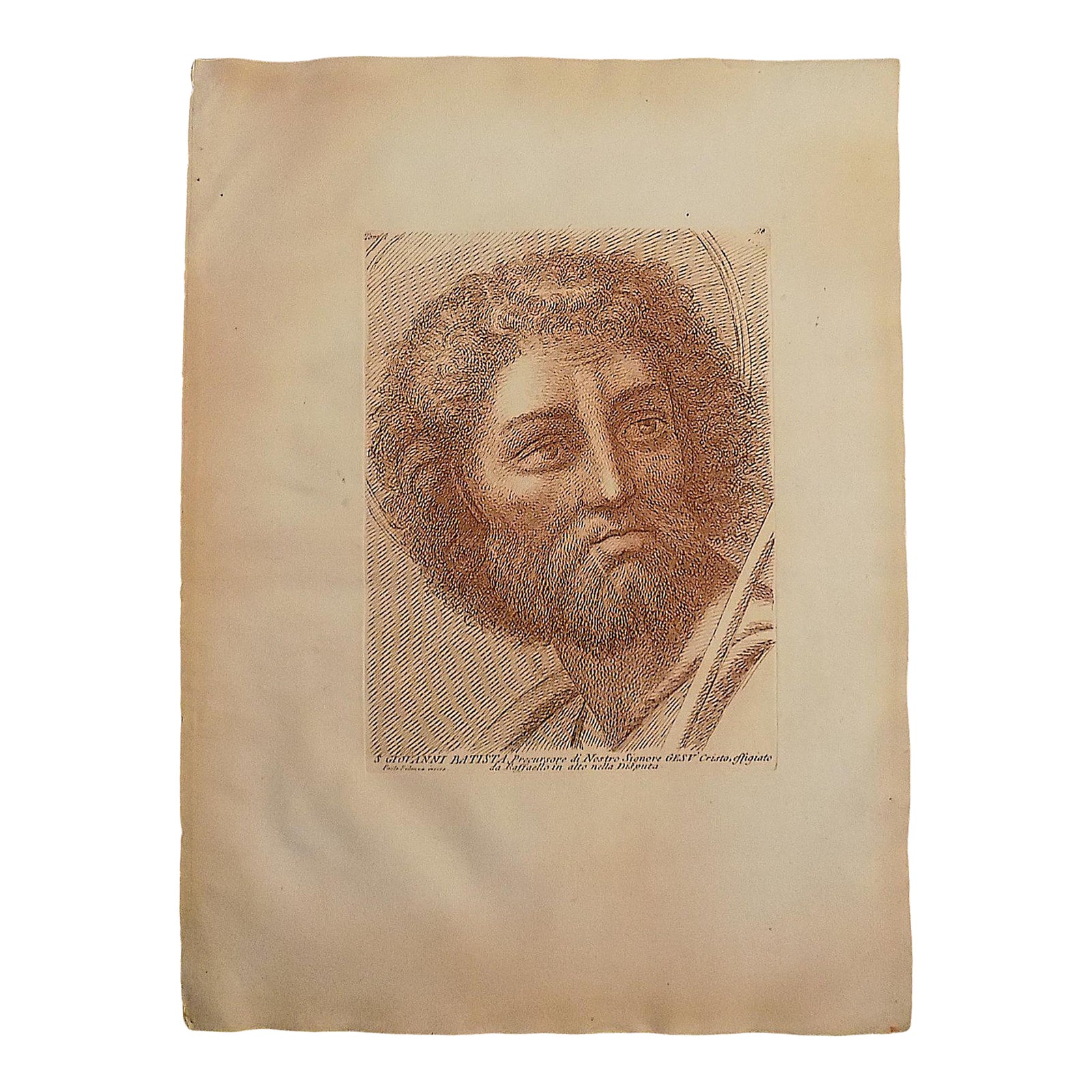 Authentic Antique 18th Century Elephant Folio Sepia Etching After ...