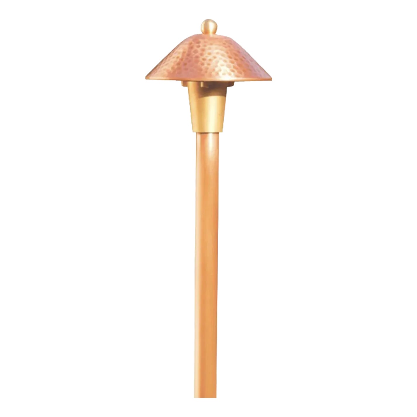 Petite Mirage Hand Hammered Copper Path Light | Chairish