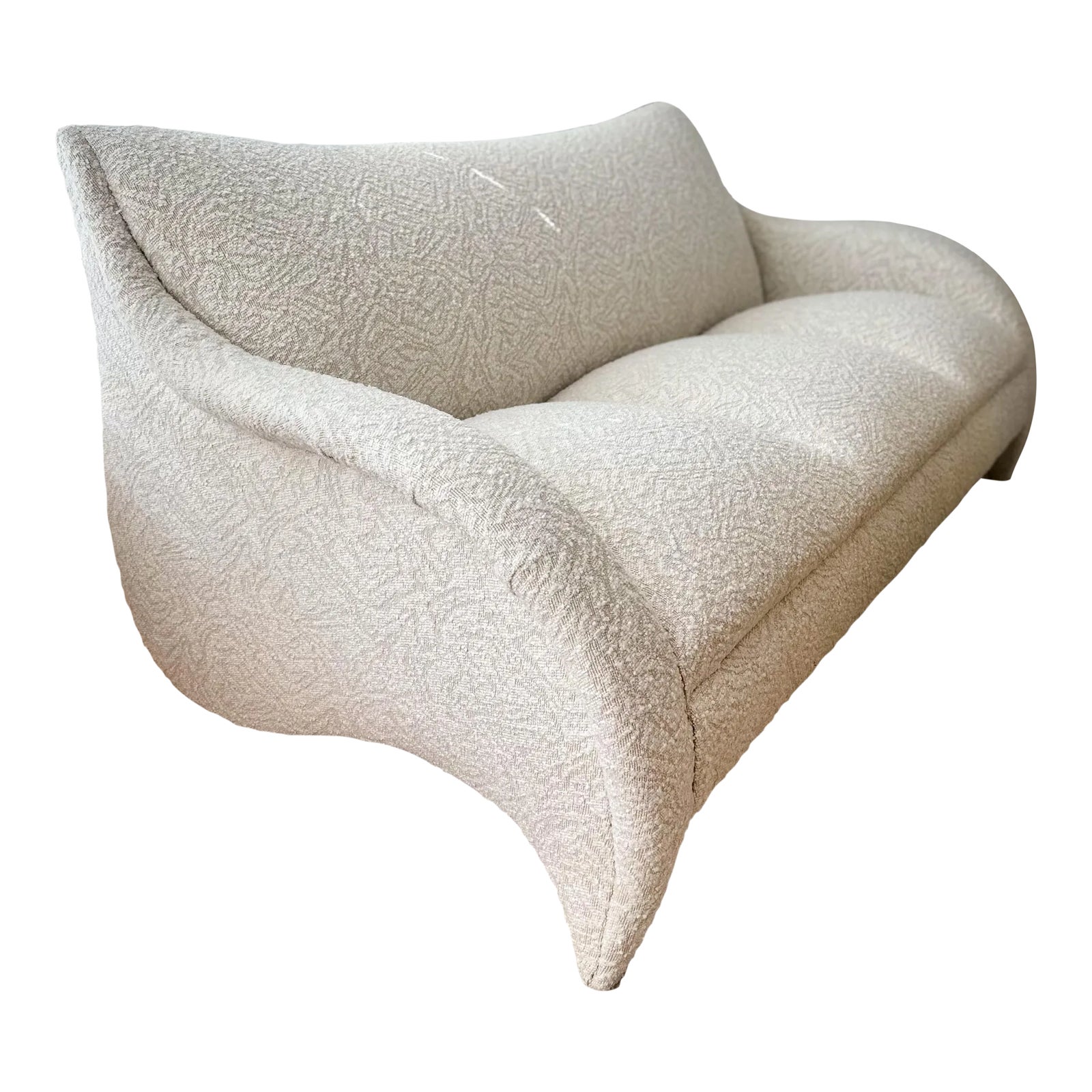 1990s Vladimir Kagan for Directional 'Wave' 3 Seat Sofa | Chairish