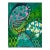Carol Bertrand Green Paisley Meditative Series Painting | Chairish
