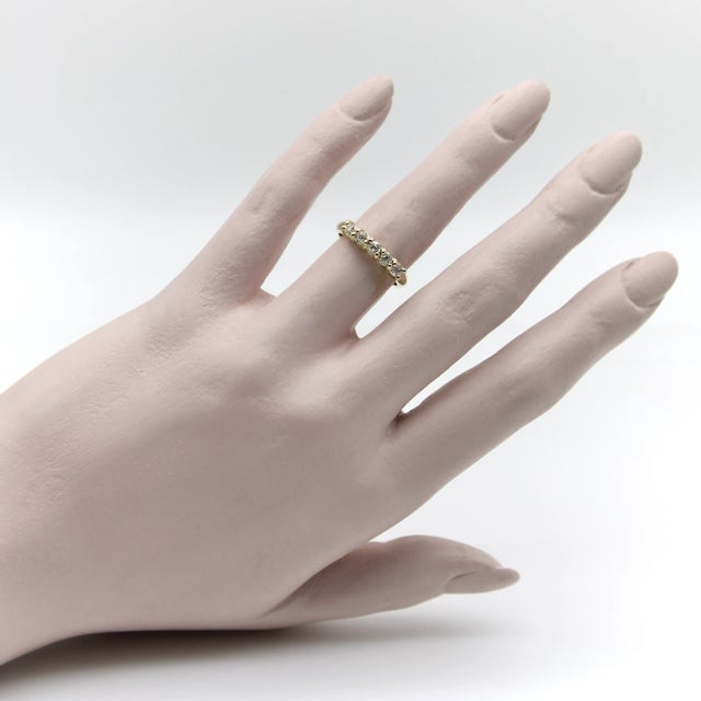 14k Gold Old European Cut Signature Five-Stone Ring | Chairish
