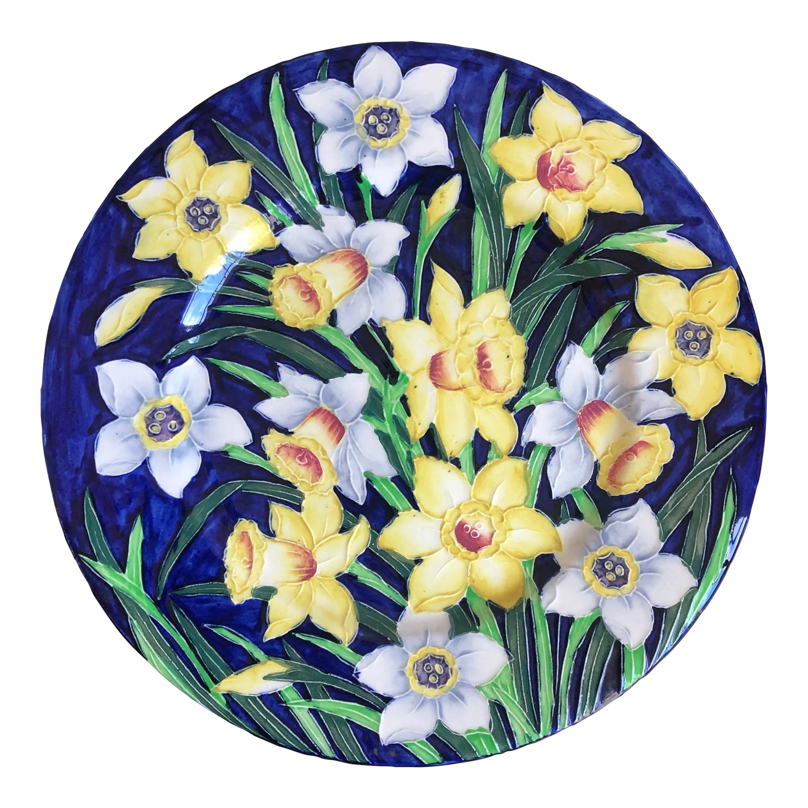 1946 English Maling Pottery Decorative Wall Plate | Chairish