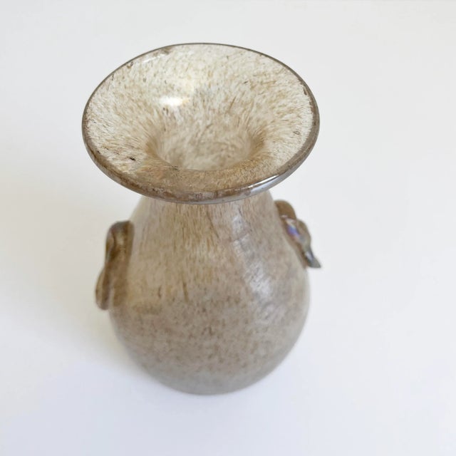 Mid-Century Italian Scavo Glass Vase | Chairish