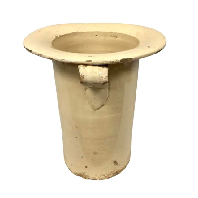 Large 65019th Century Italian Chiminea Preserve Pot #10 | Chairish
