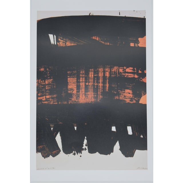 Pierre Soulages, Lithograph No. 22, Lithograph | Chairish