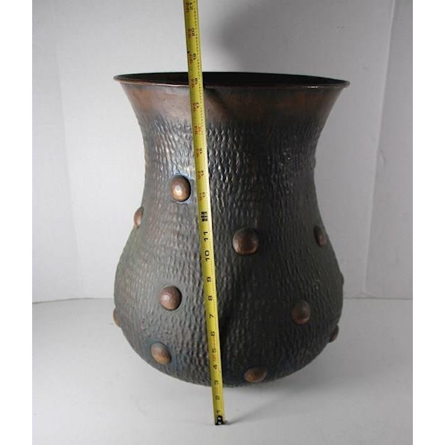 Huge Copper Vessel/Vase/Pot of Unusual Shape, Made in Italy | Chairish