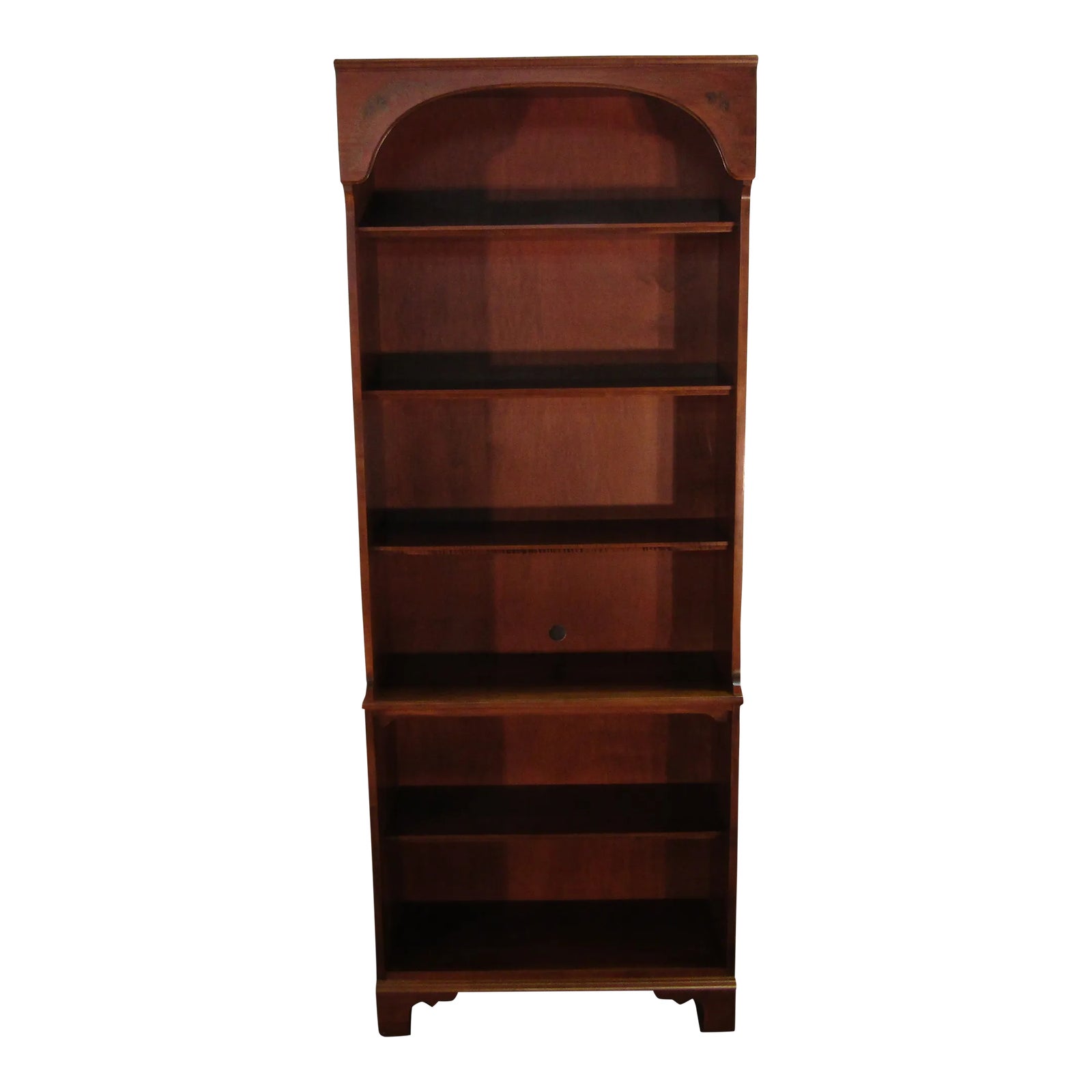 Hitchcock Solid Maple Paint Decorated Bookshelf | Chairish