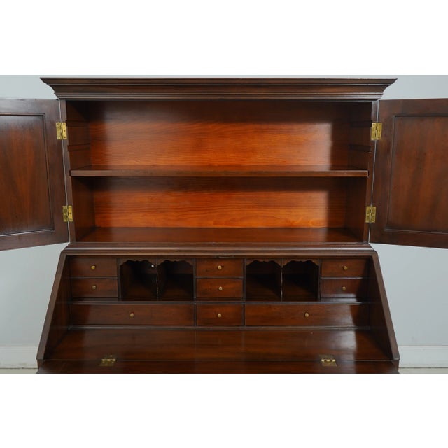 Kittinger Cw-1 Colonial Williamsburg Mahogany Slant Front Desk | Chairish