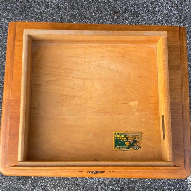 Kling Solid Maple American Traditional Nightstand | Chairish