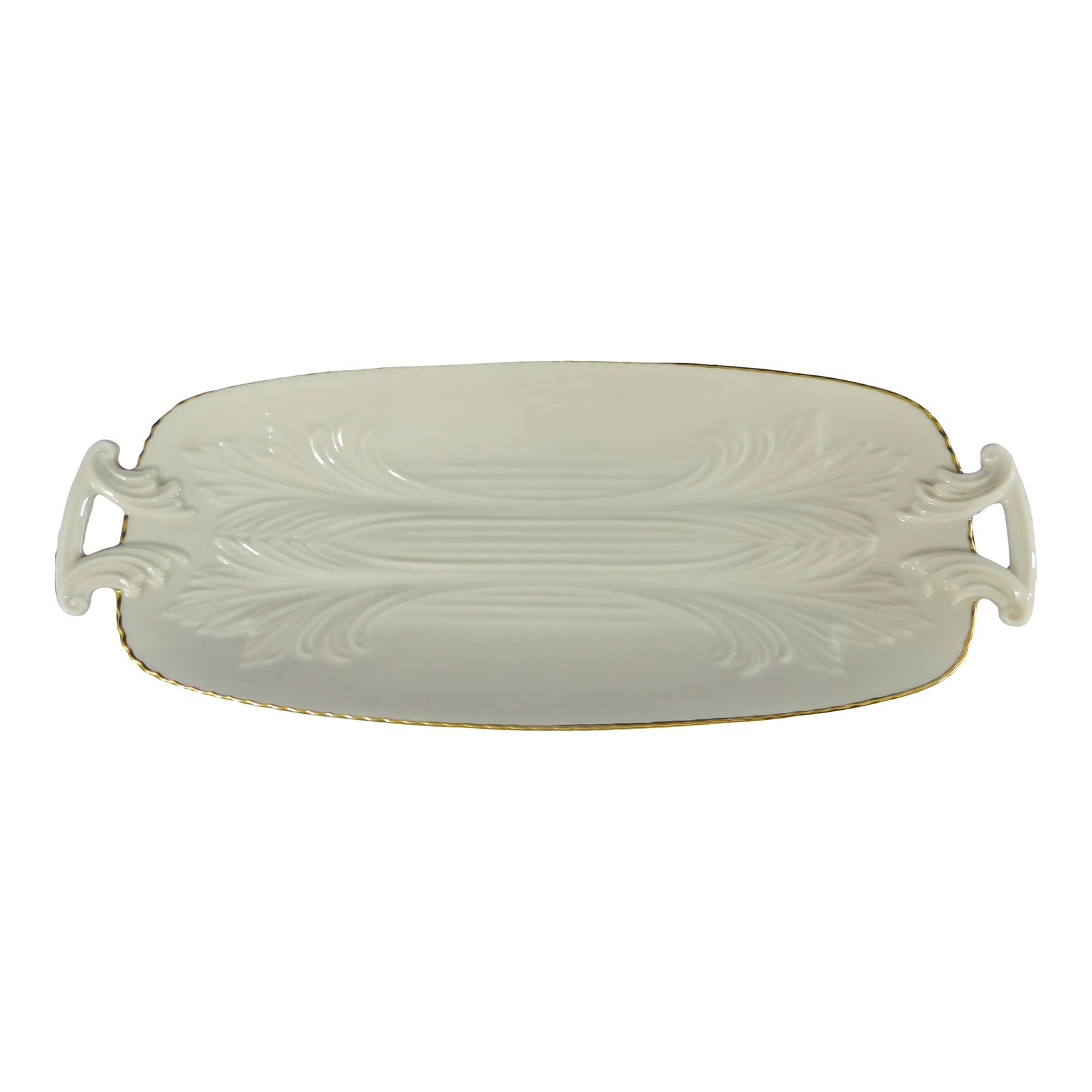 Lenox Spring Garden Collection Ivory Bone China 24k Gold Trim Celery ...