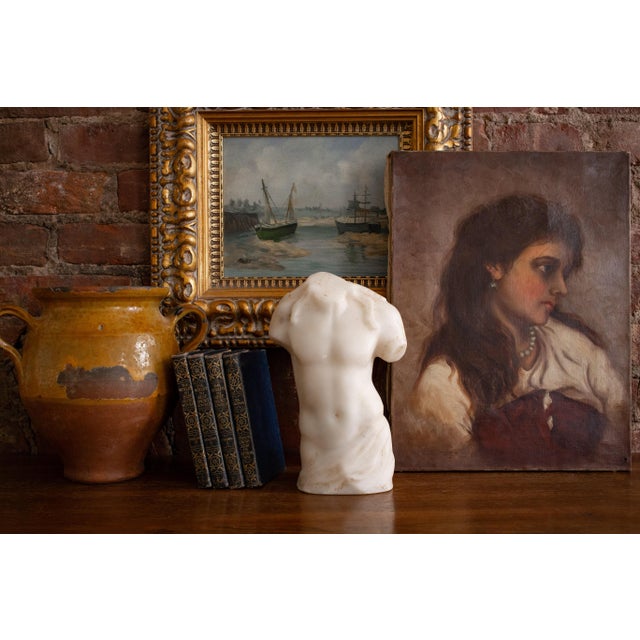 Late 19th Century Antique Roman Marble Torso From Italy | Chairish