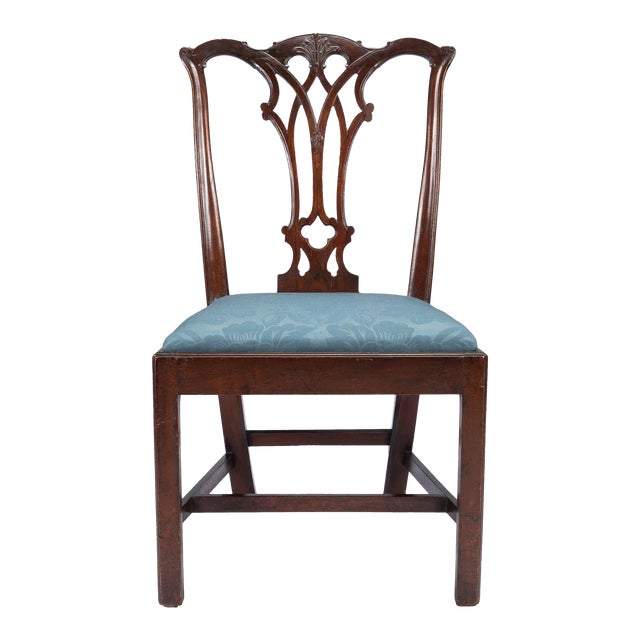 Philadelphia Chippendale Mahogany Slip Seat Side Chair by Thomas Tuft ...