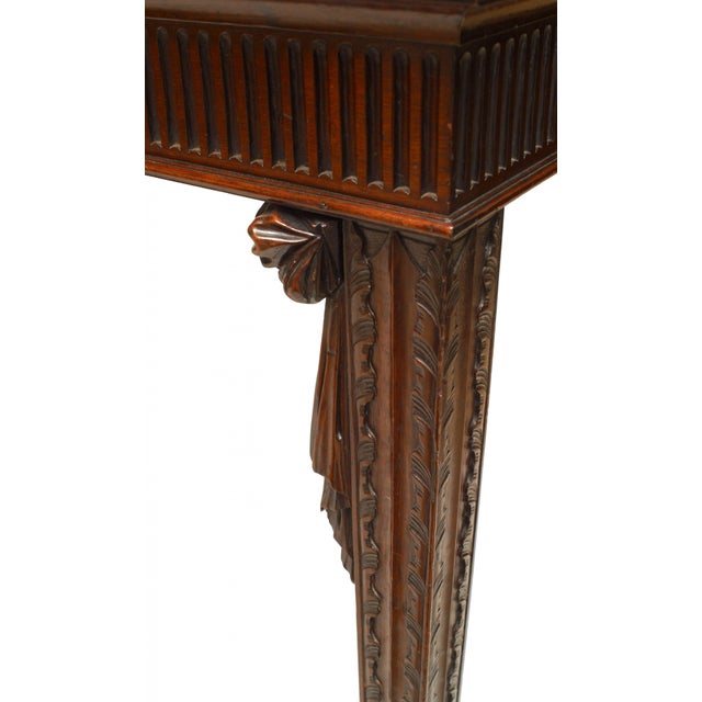 English Georgian Mahogany Console Table | Chairish