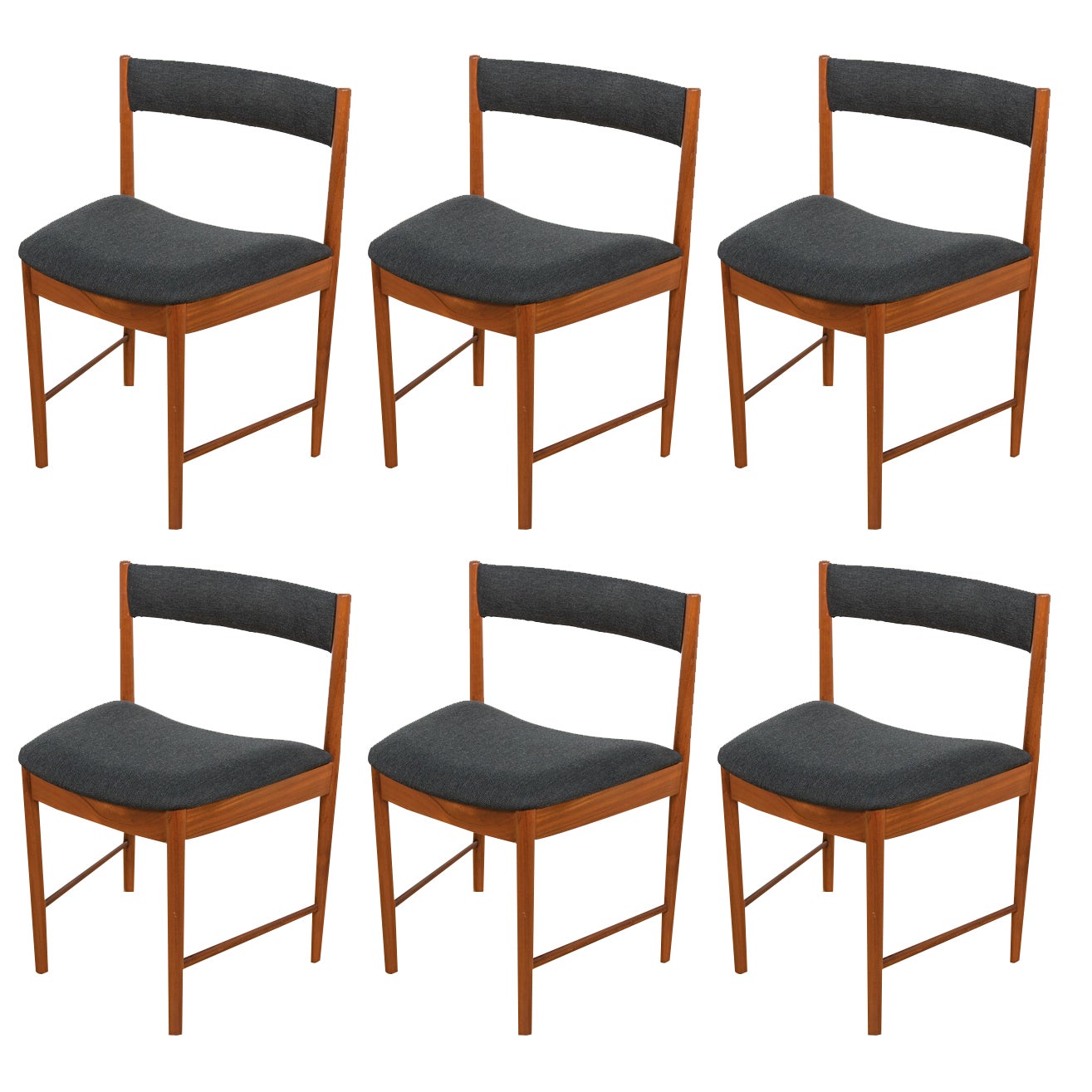 Mid-Century Model 4103 Dining Chairs from McIntosh, 1960s, Set of 6 ...