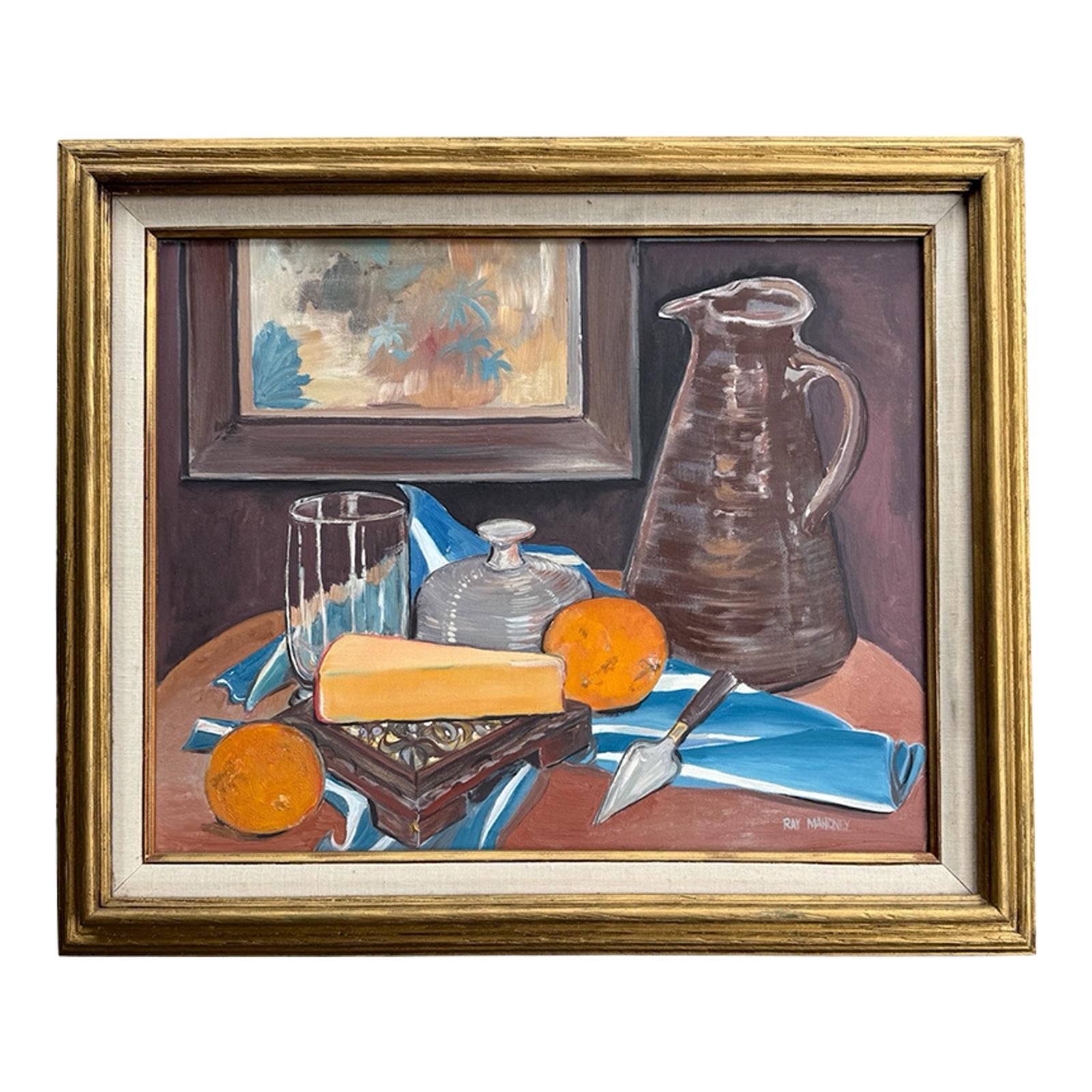 Original Still Life Painting by Ray Mahoney 1988 | Chairish