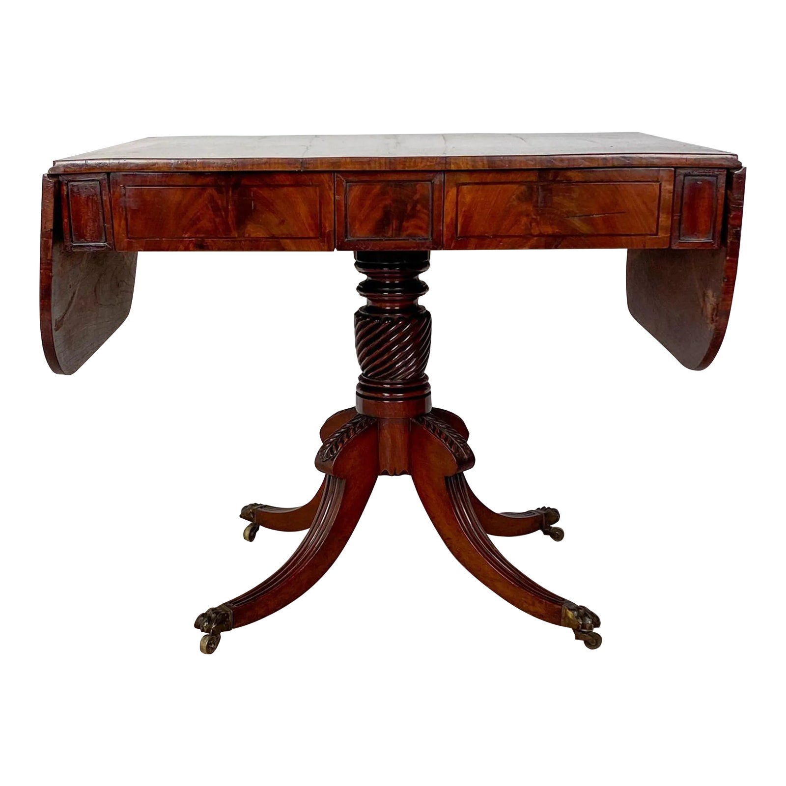 Mahogany Scottish Sofa Table, u.k. Circa 1820 | Chairish