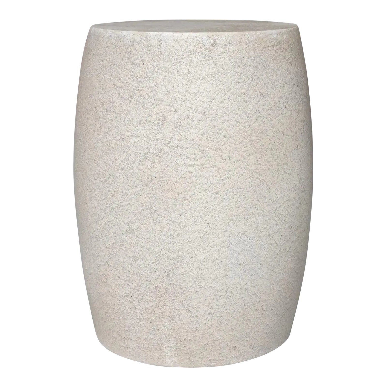 Cast Resin 'Barrel' Table, Aged Stone Finish by Zachary A. Design ...