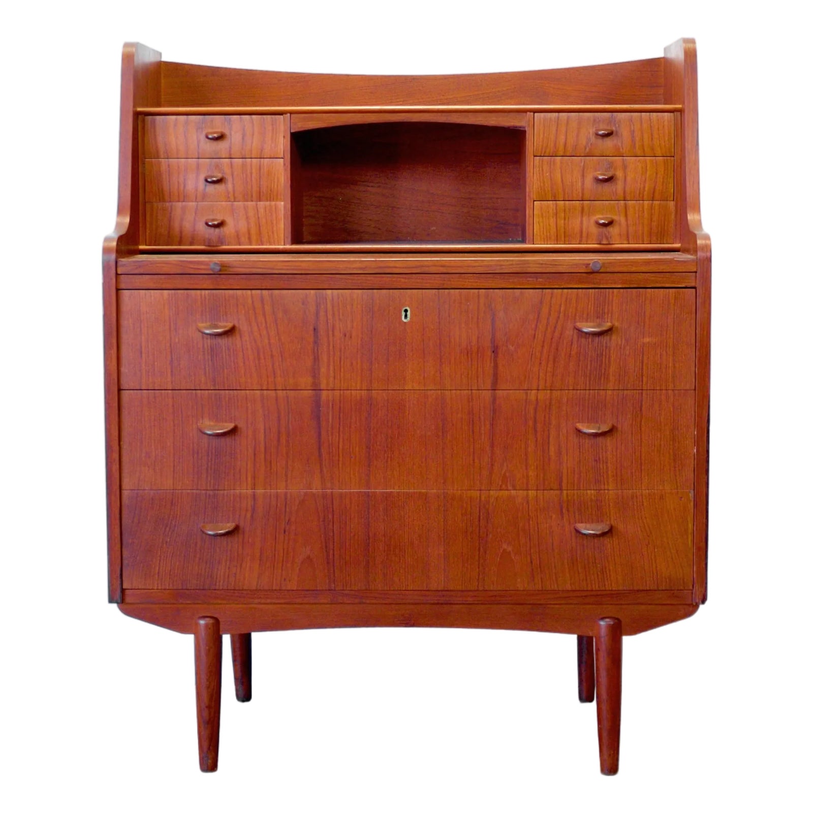 Storgaard Nielsens Møbelfabrik Teak Secretary Desk | Chairish