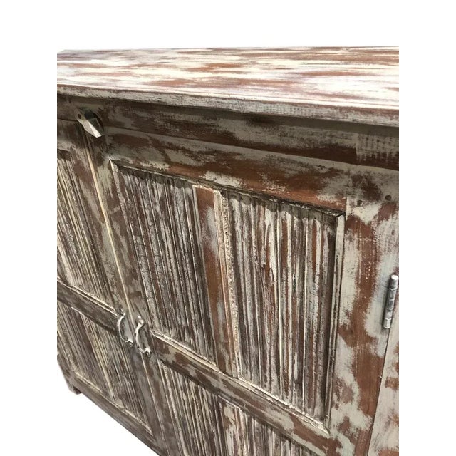 1920s Indian White Wash Buffet | Chairish