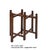 Chinese Double Square Rhombus Plant Vase Stand Pedestal Table | Chairish