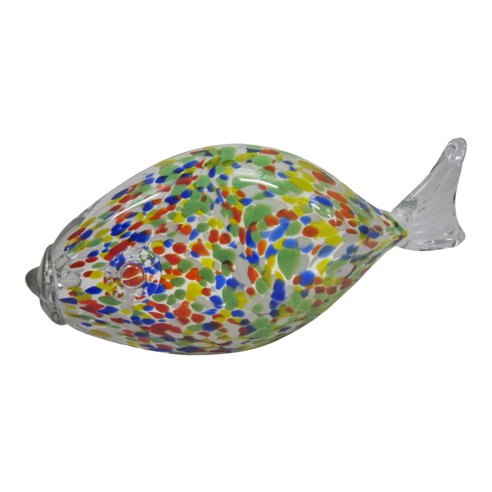 Murano Glass Fish Figure | Chairish