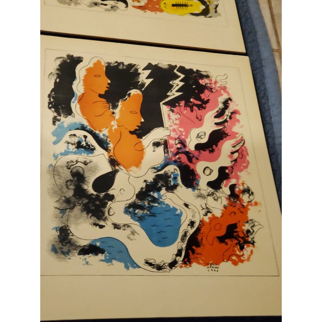 1960s Abstract Expressionist Lithographs by Carlos Merida - Set of 10 ...