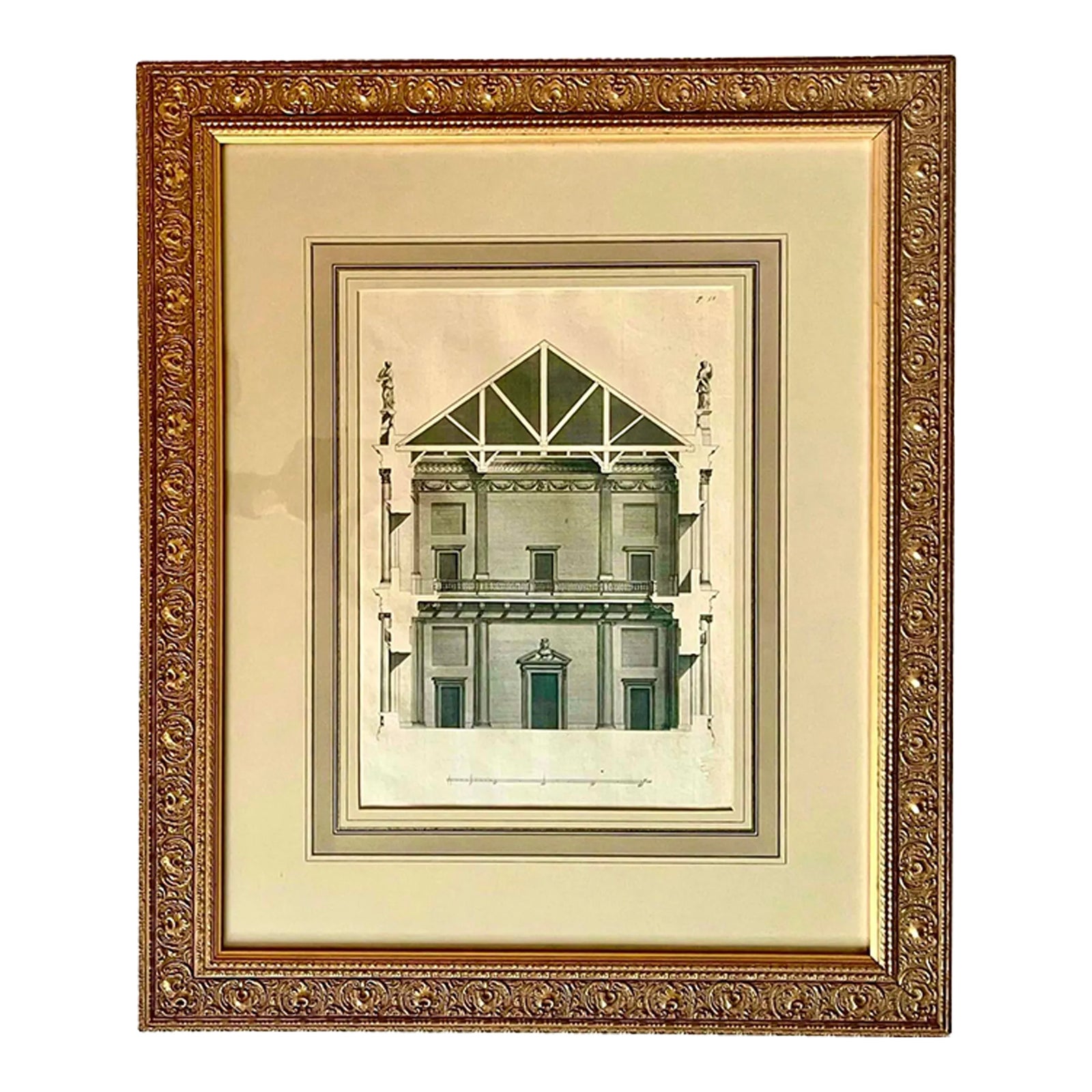 18th C. Inigo Jones (1573-1652) Traditional Architectural Bookplate in ...