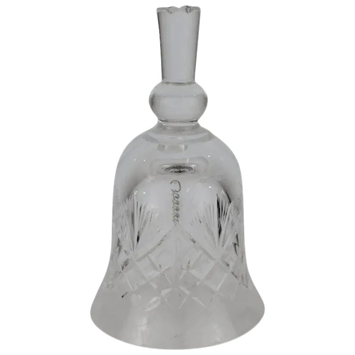 1970s Edinburgh Crystal Bell | Chairish