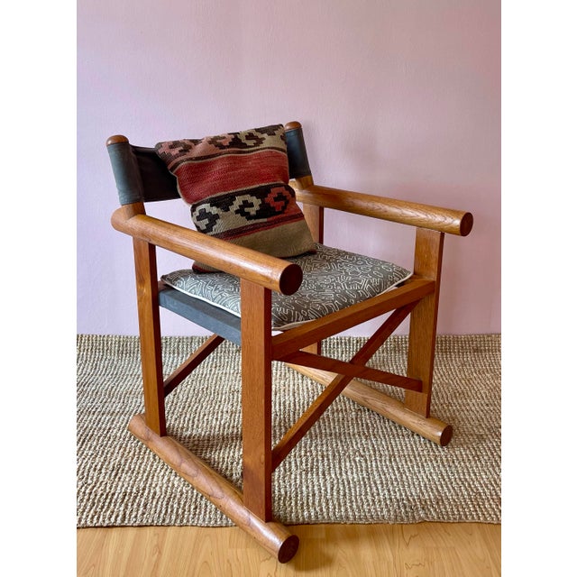 Prototype Sample Sabin Teak Arm Chair | Chairish