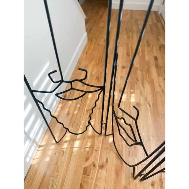 1970s Whimsical Sculptural Room Divider Screen in the Style of John ...