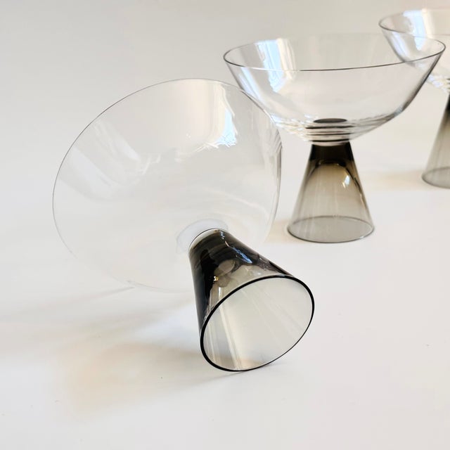 Mid Century Rosenthal Fortuna Champagne Coupes by Elsa Fischer-Treyden ...