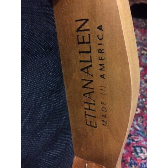 Vintage Ladder Back Arm Chairs, Ethan Allen Furniture, the Pair | Chairish