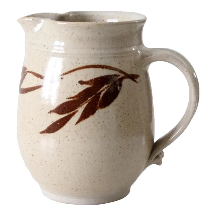 Vintage Lakeside Pottery Pitcher | Chairish