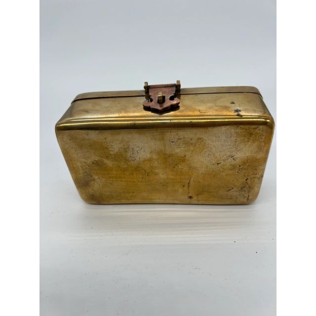 1960s Hand Forged Chinese Brass and Copper Box | Chairish