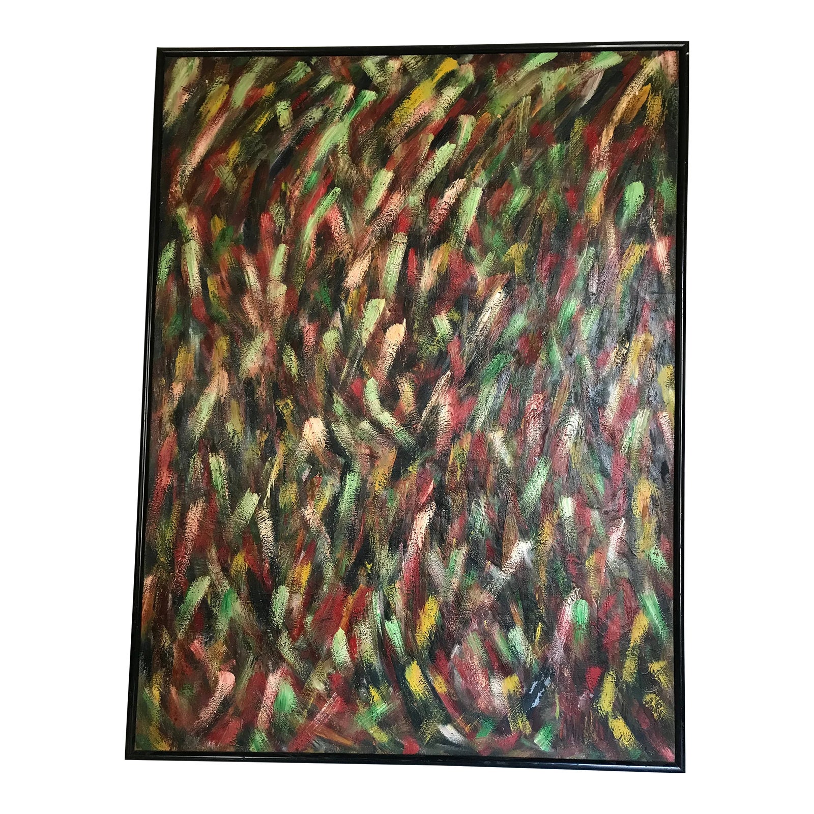 Rain of Thoughts Original Abstract Expressionism Oil Painting by ...