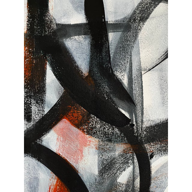 Manuscript Abstract Painting | Chairish