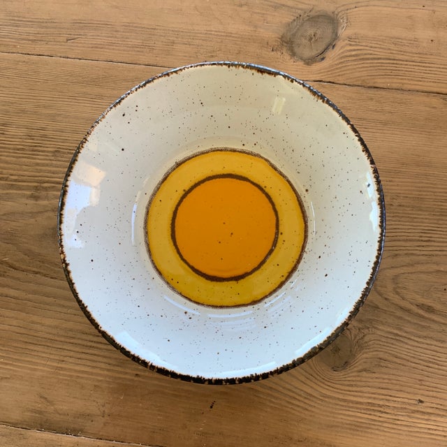 Vintage Midwinter Pottery Sun Pattern Cereal Bowl, Designed by Eve ...